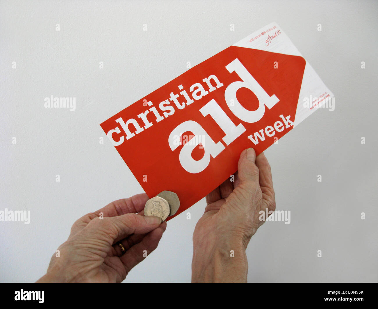 Christian aid week envelope hi-res stock photography and images - Alamy