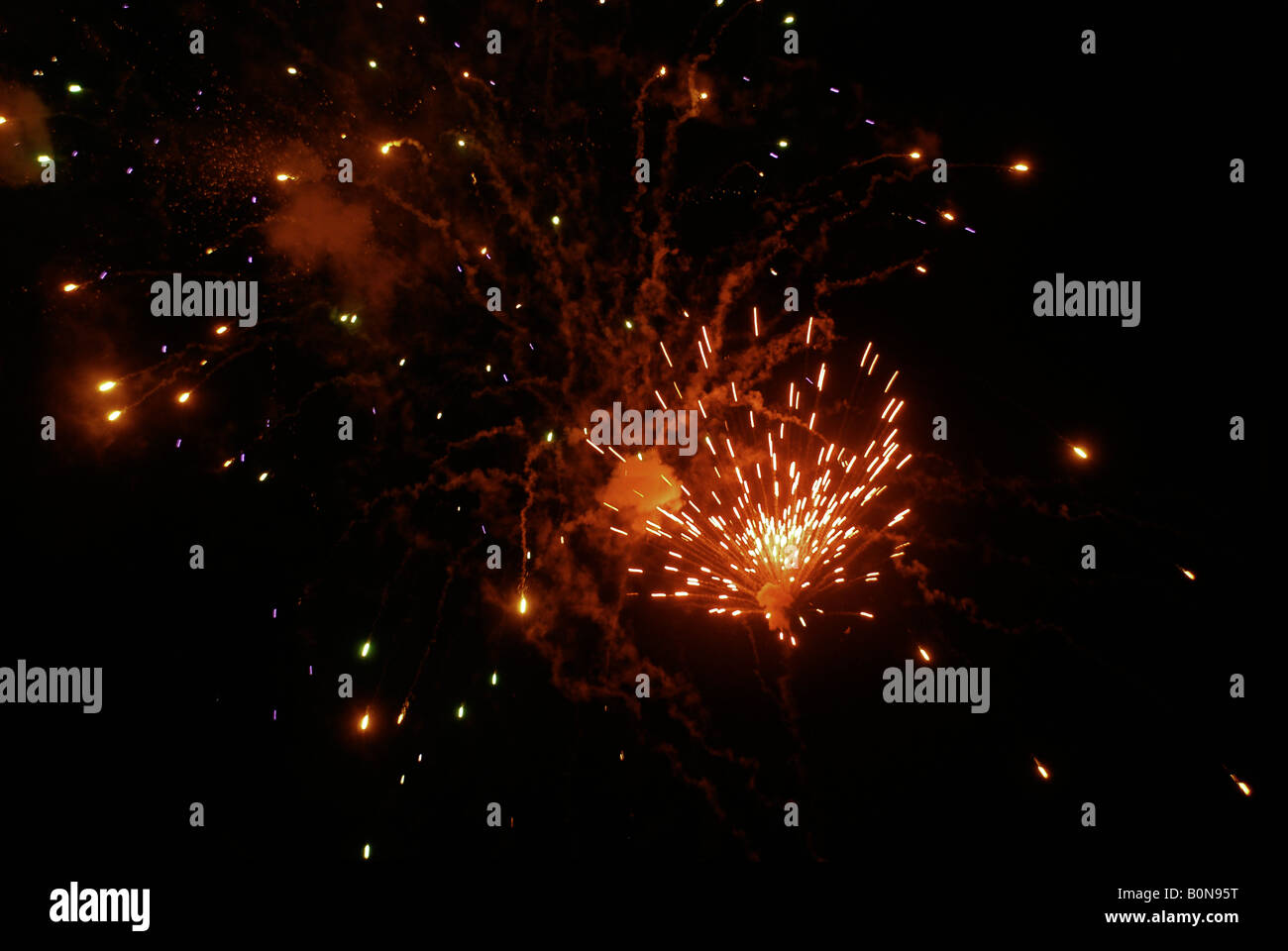Bursting fire crackers hi-res stock photography and images - Alamy