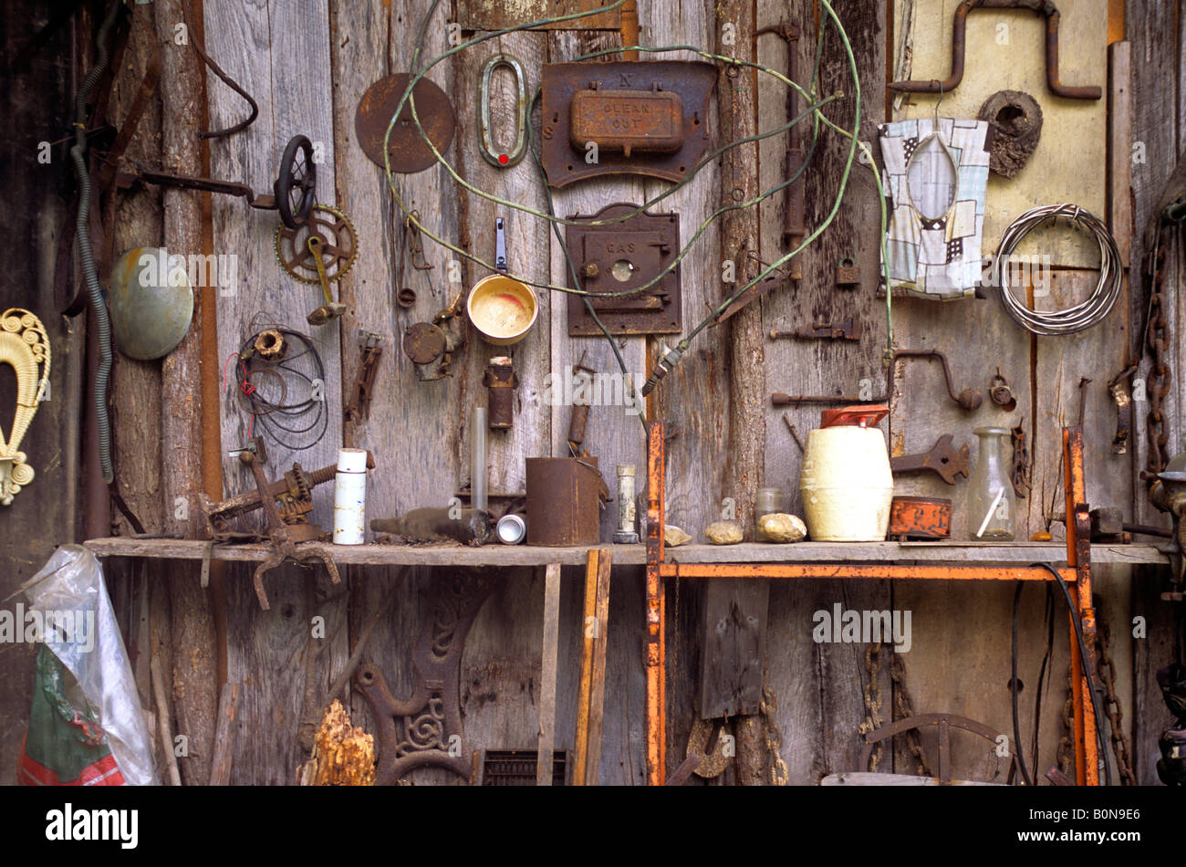 Very old tool shed Stock Photo - Alamy