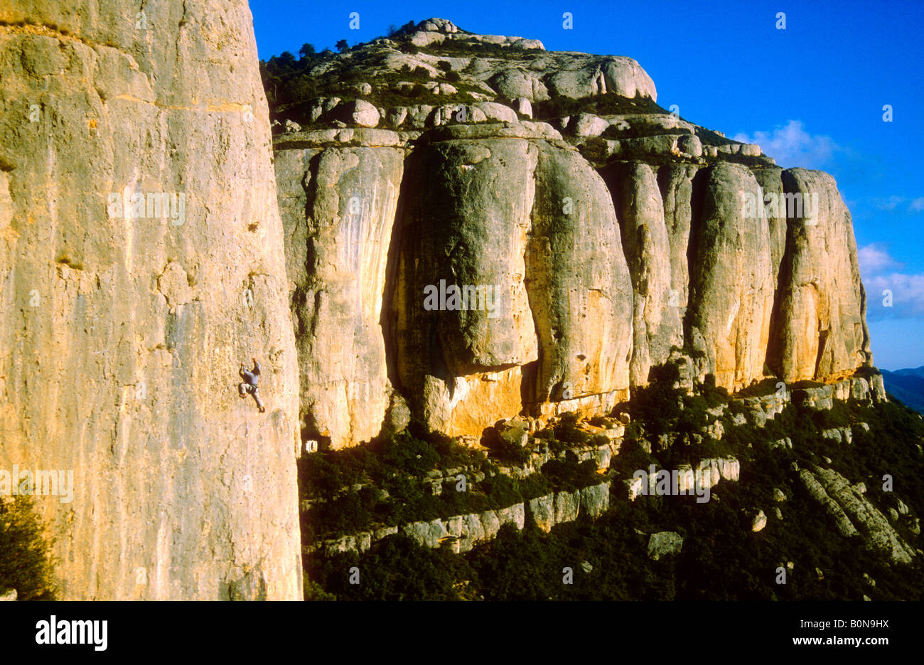 rock climbing in Spain Stock Photo - Alamy
