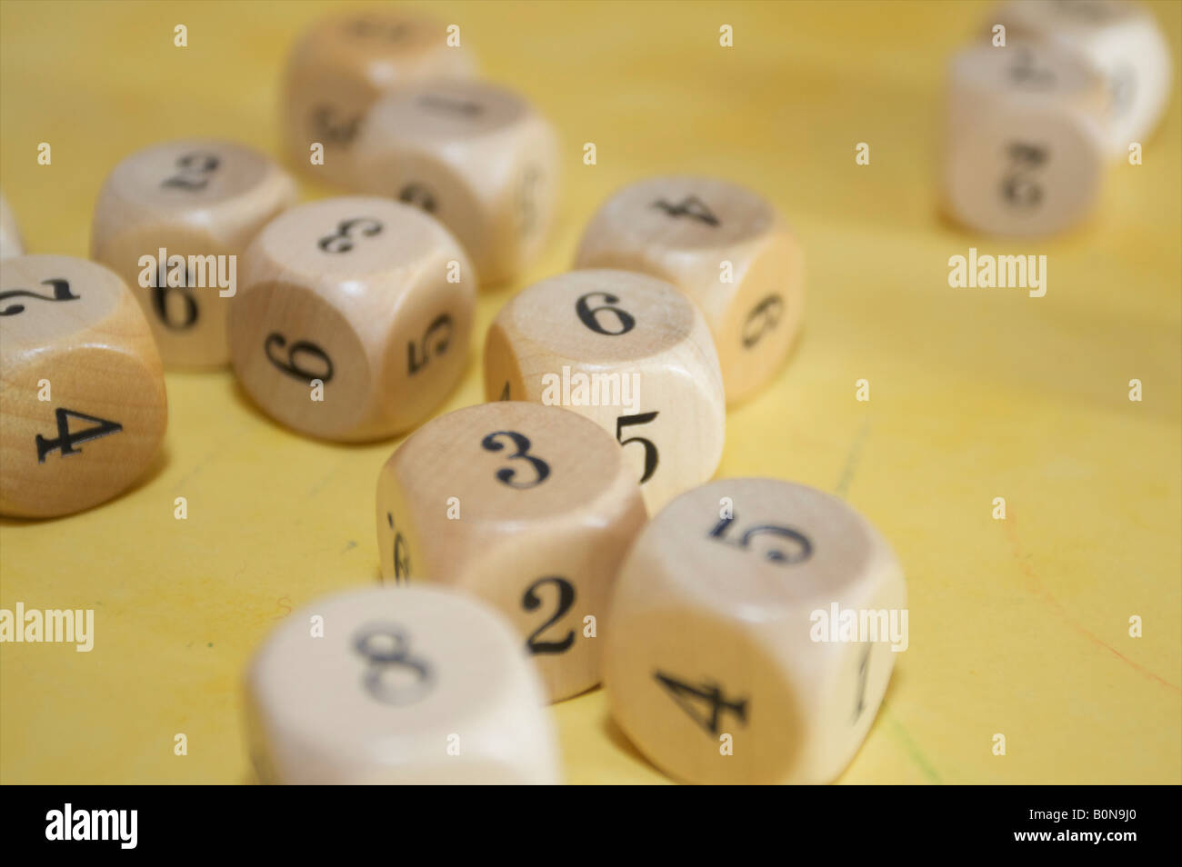 dice with numbers Stock Photo - Alamy