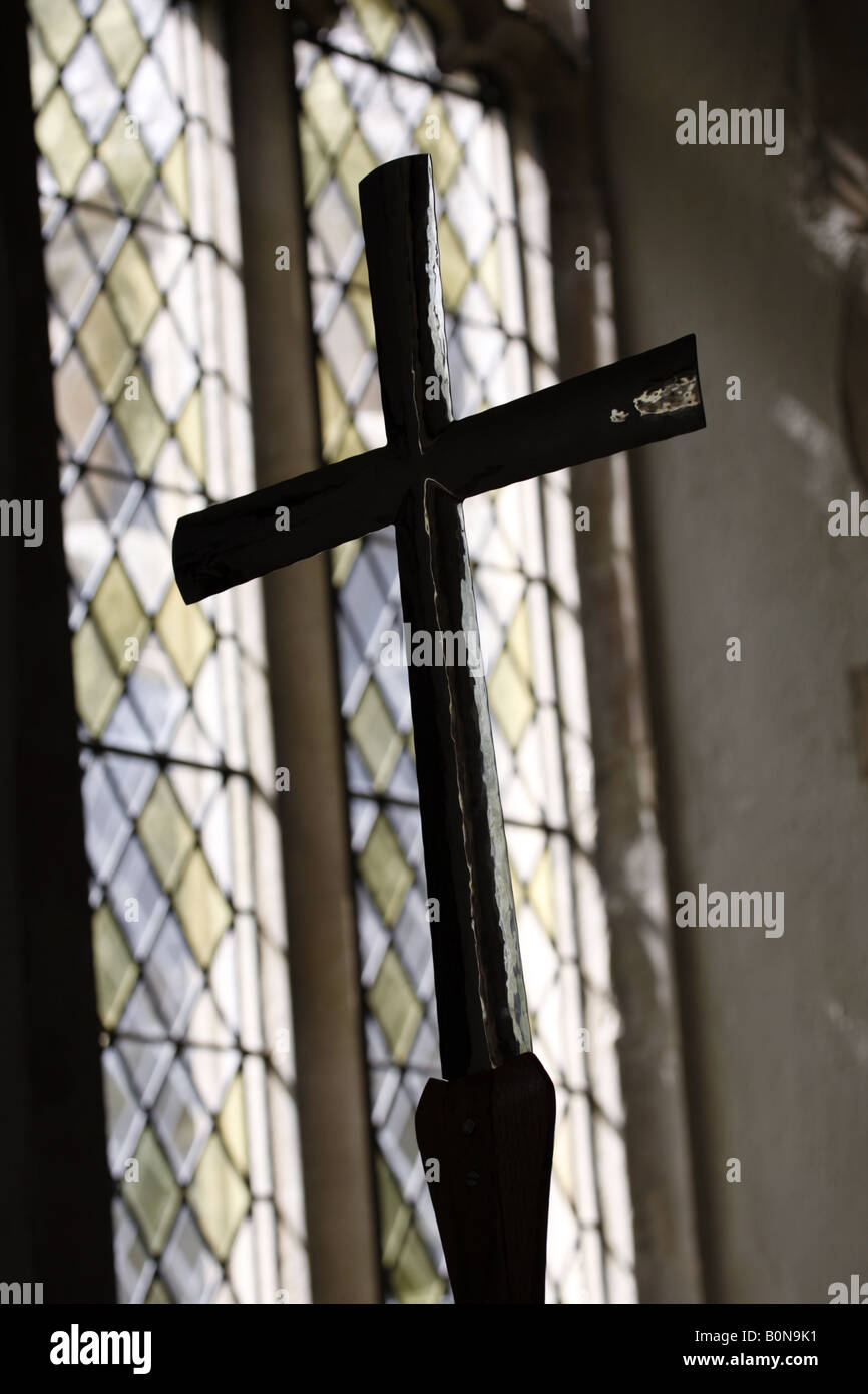 Simple church cross hi-res stock photography and images - Alamy