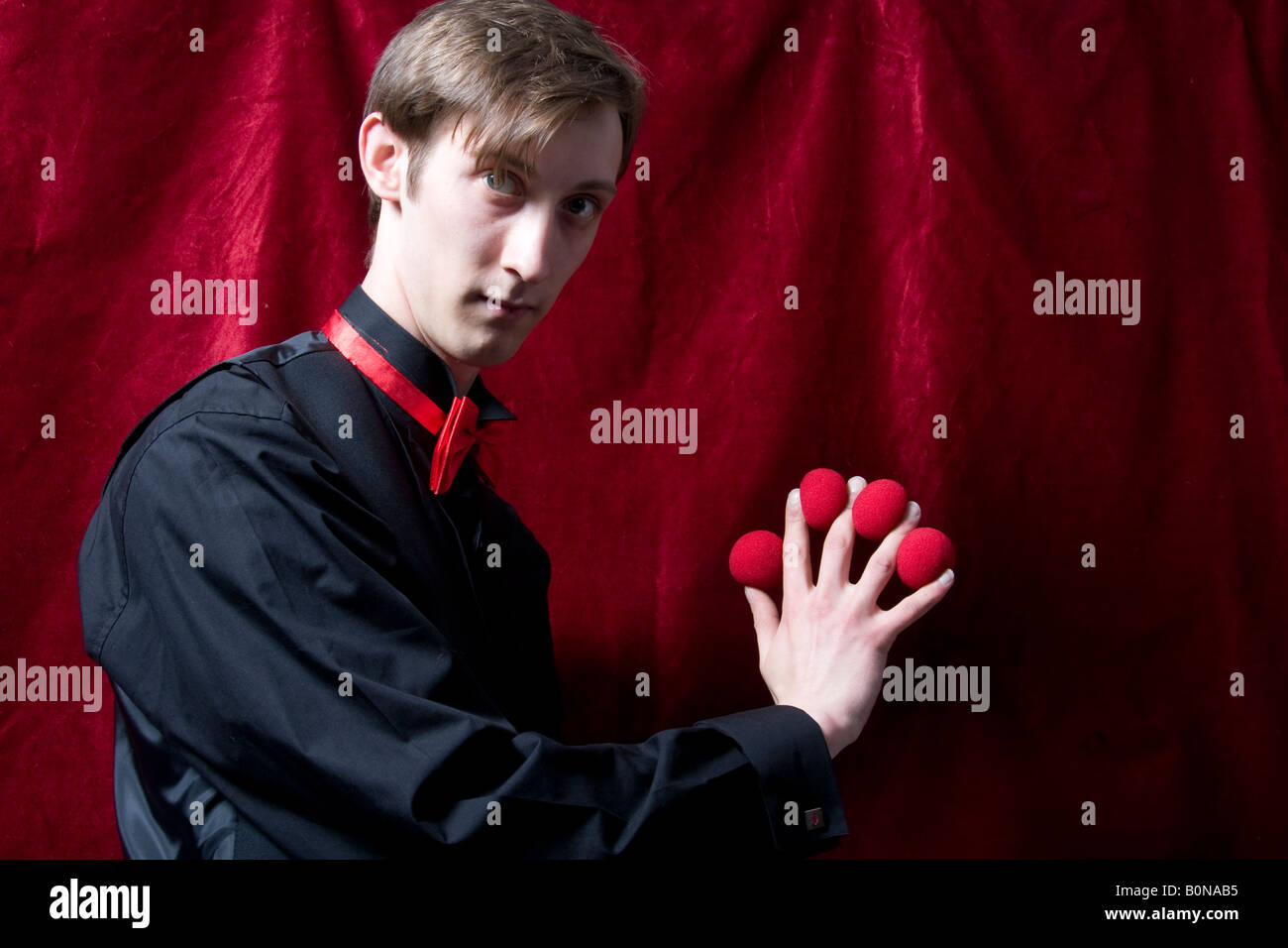 magician performing a trick Stock Photo - Alamy