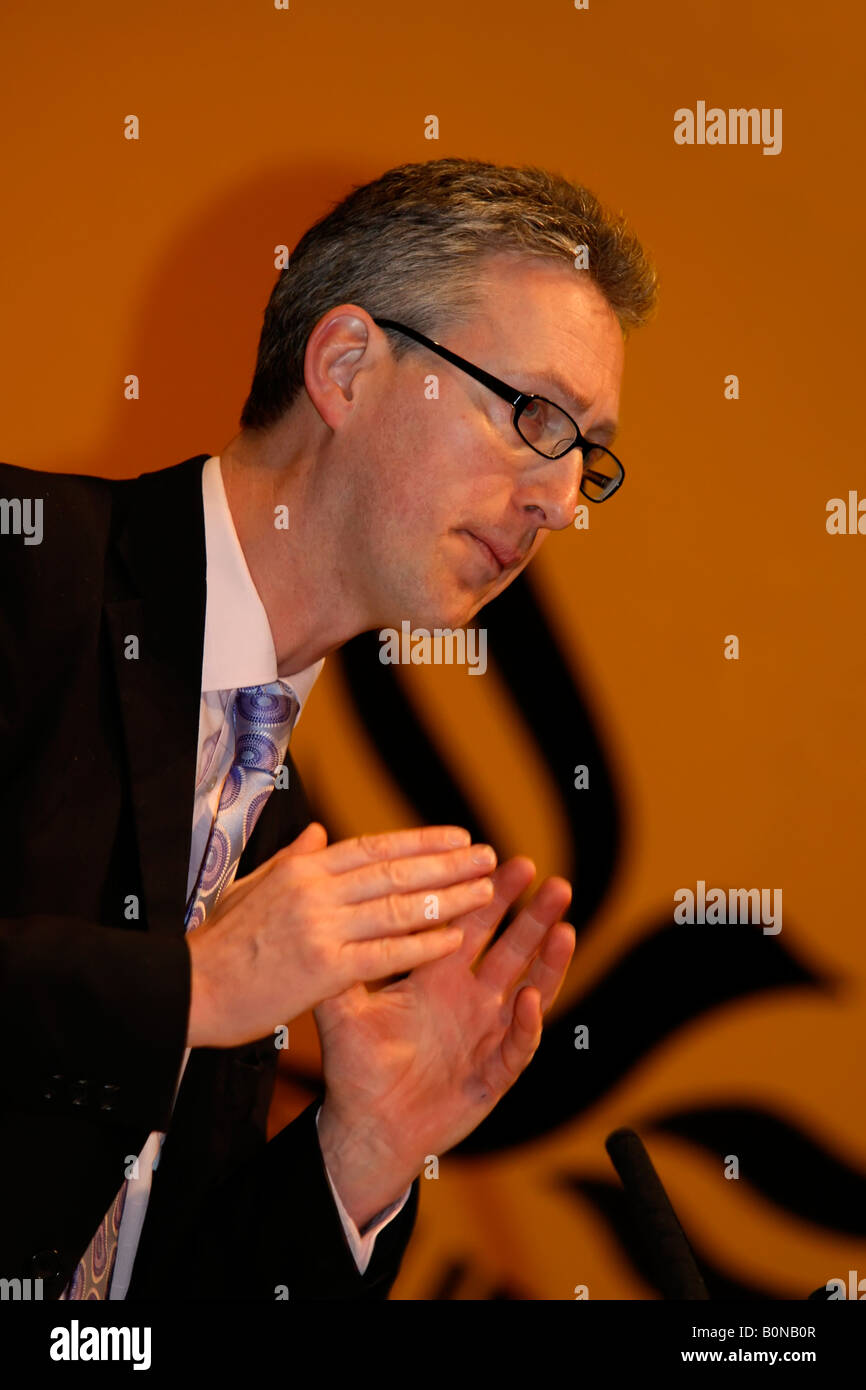 Lembit Opik addresses delegates at the Liberal Democrat Spring ...