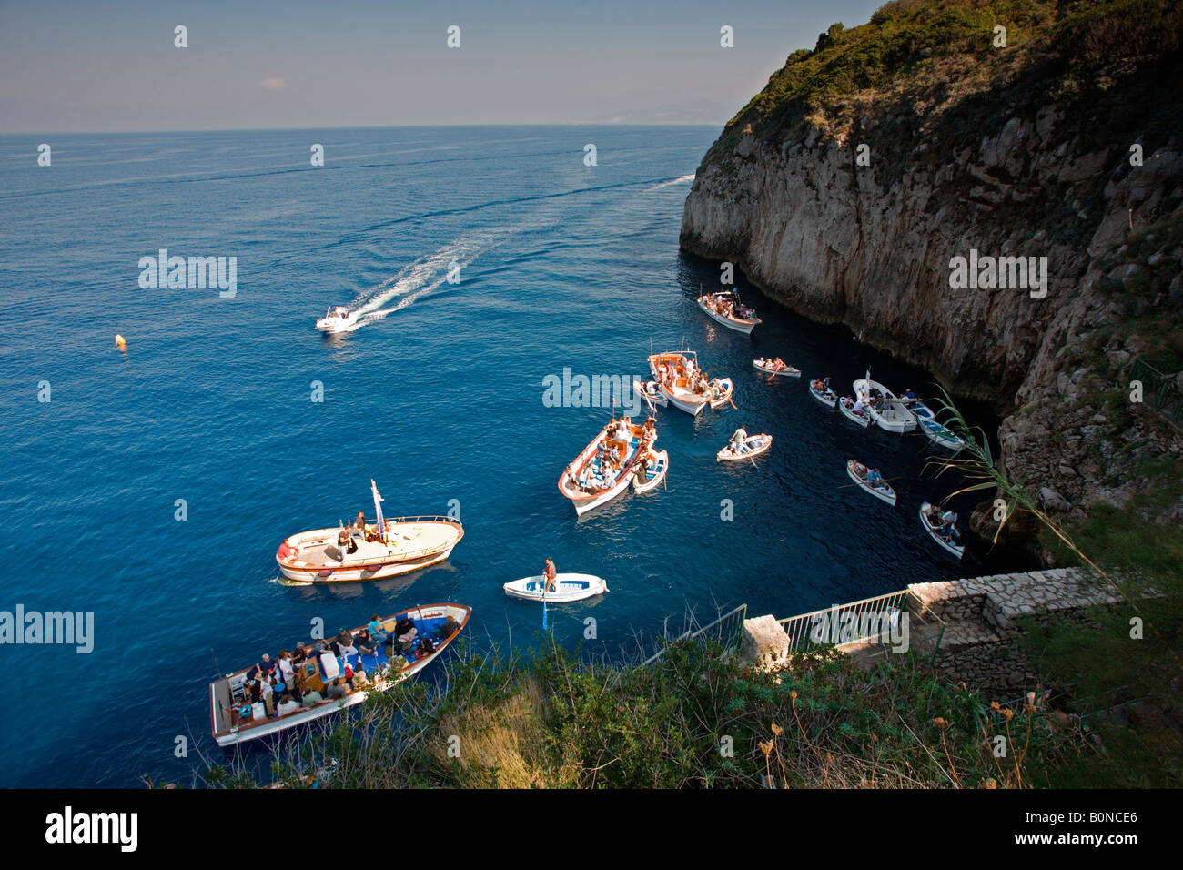 Capri Island: Blue Grotto Stock Photo - Alamy