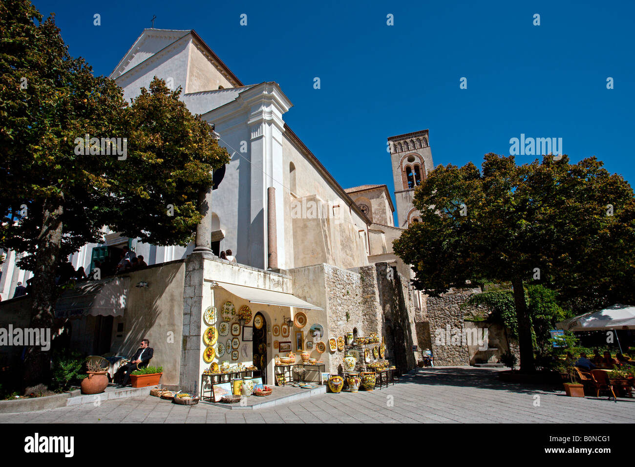 Amalfi Coast: Ravello: The Piazza Stock Photo - Alamy