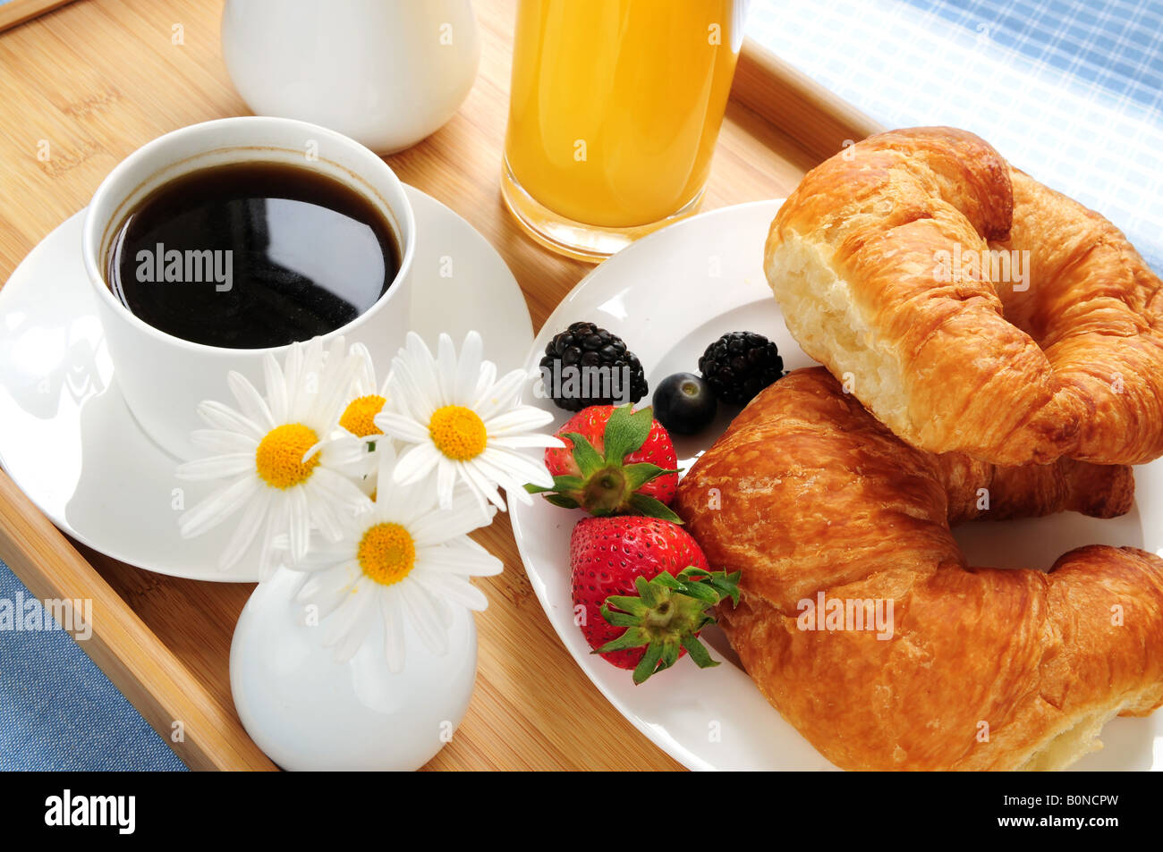 Continental breakfast tray hi-res stock photography and images - Alamy