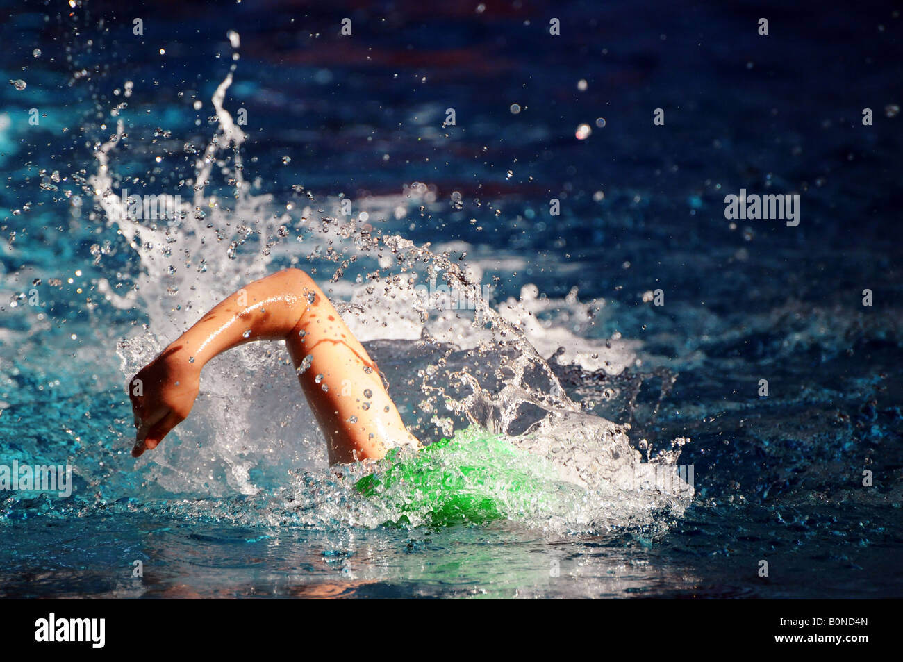 Boy front crawl hi-res stock photography and images - Alamy