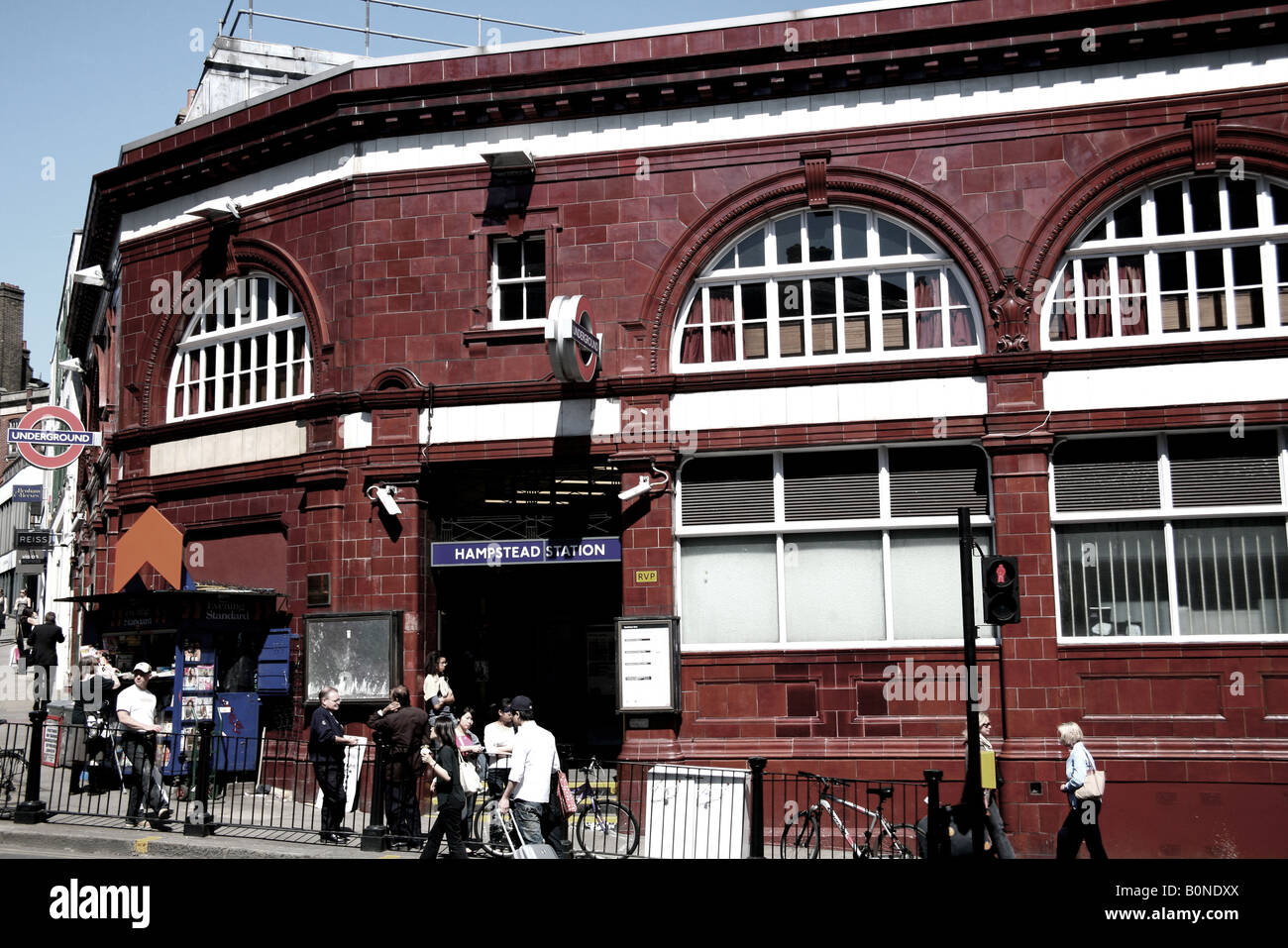 Hampstead tube station in London Stock Photo - Alamy