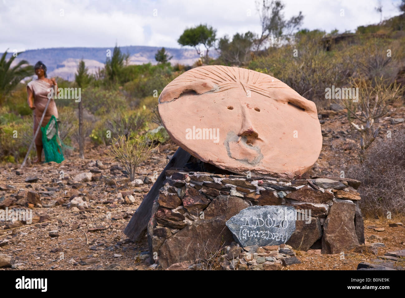 Mundo Aborigen - Museum - Barranco de Fataga - Gran Canaria Grand Stock ...