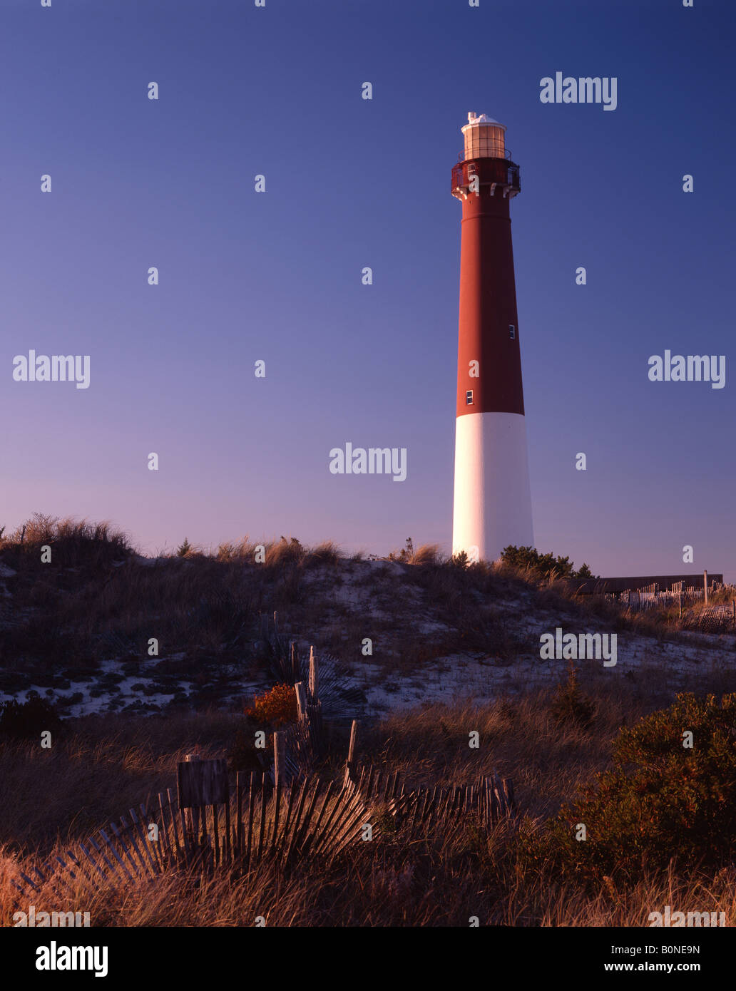 Lighthouse with Sand Dunes Stock Photo - Alamy