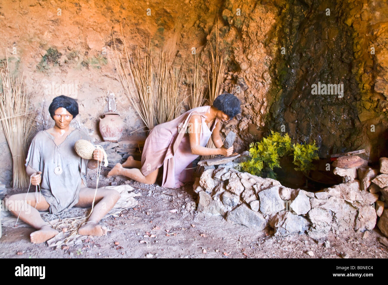Mundo Aborigen - Museum - Barranco de Fataga - Gran Canaria Grand Stock ...