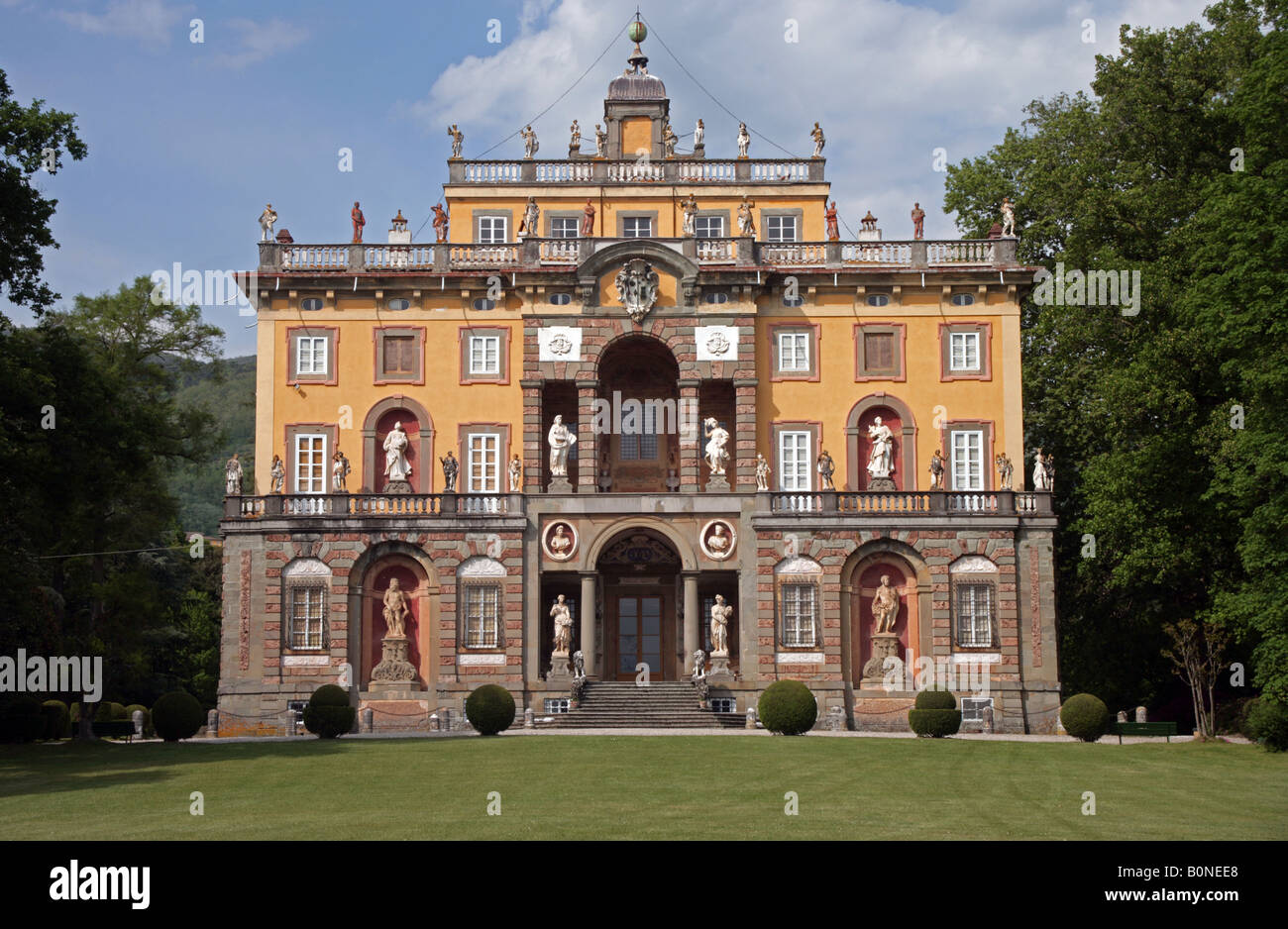 Villa Torrigiani Tuscany Stock Photo - Alamy