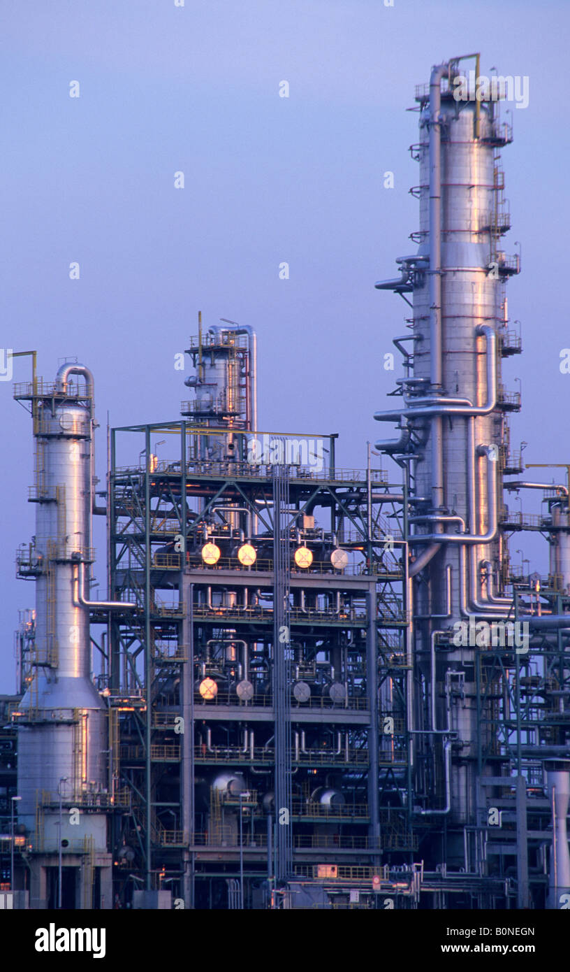 oil refinery in Leuna, Saxony-Anhalt, Germany Stock Photo - Alamy