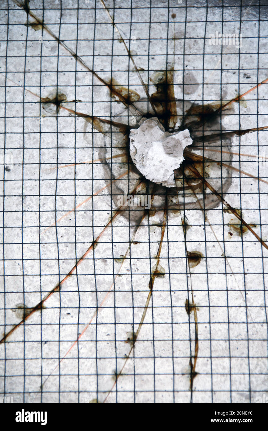 close up of damaged old dirty glass window Stock Photo - Alamy