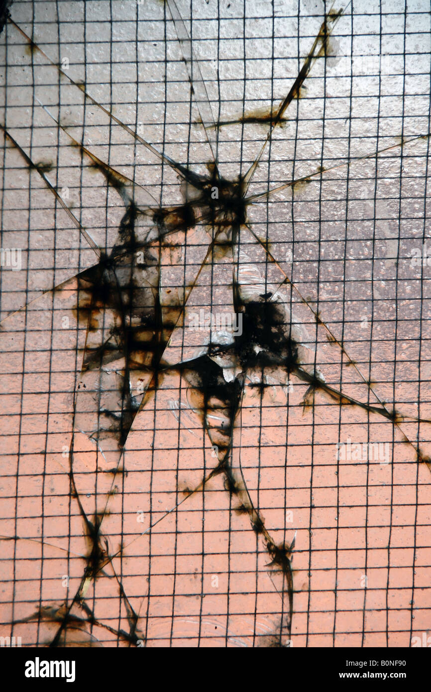 close up of damaged old dirty glass window Stock Photo - Alamy