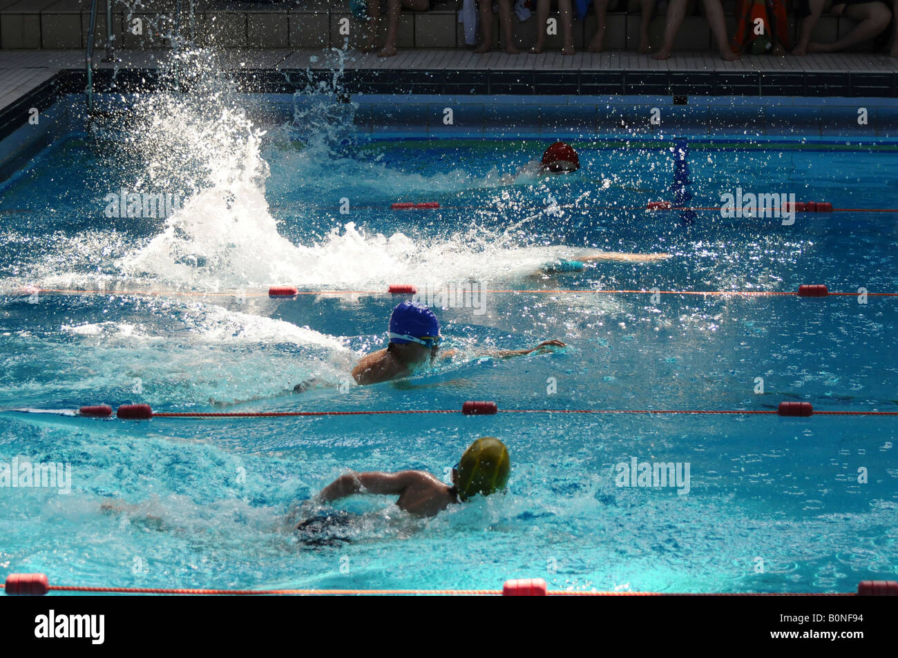 Start of swimming race hi-res stock photography and images - Alamy