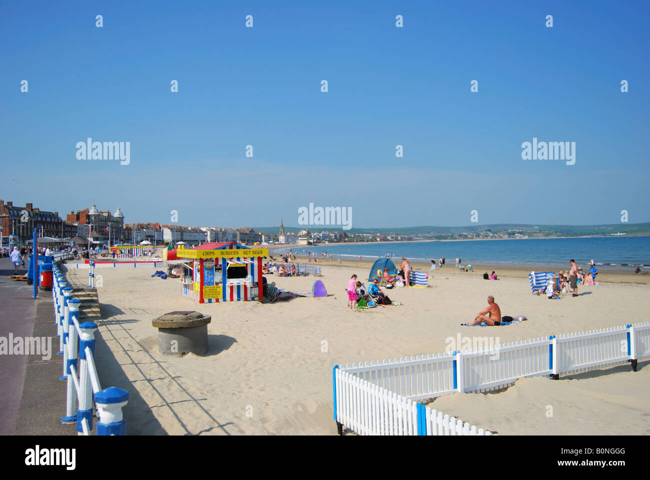 Weymouth beach hi-res stock photography and images - Alamy