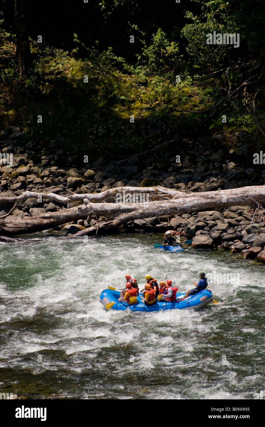 COSTA RICA Whitewater rafting on the lower Pacuare River Caribbean ...
