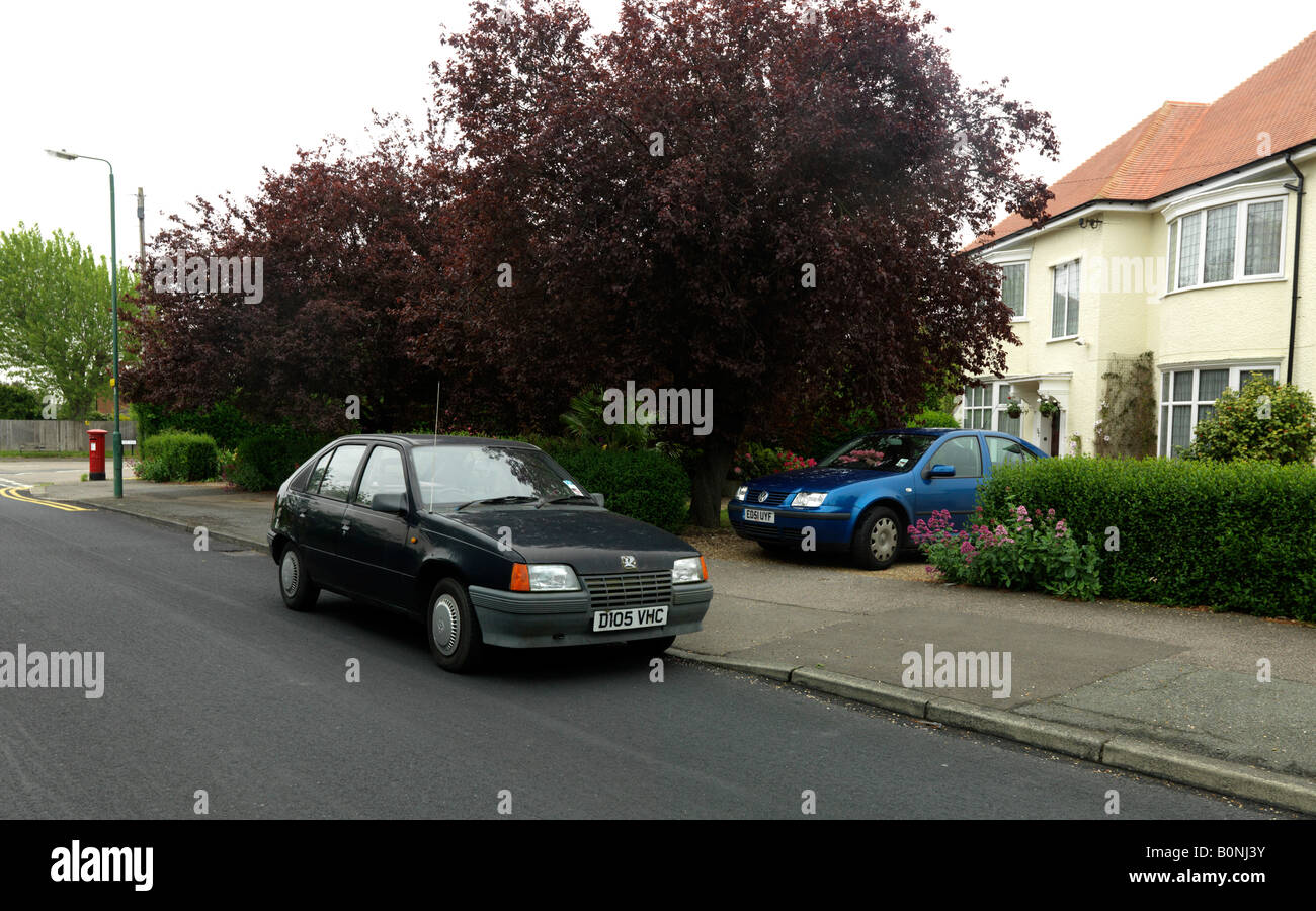 Blocking driveway hi-res stock photography and images - Alamy