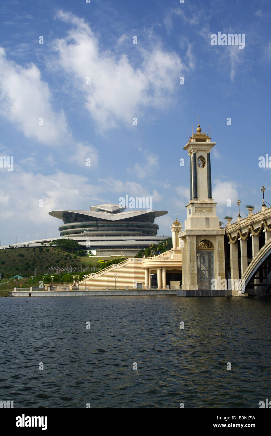 Putrajaya International Convention Centre,Seri Gemilang Bridge Stock ...