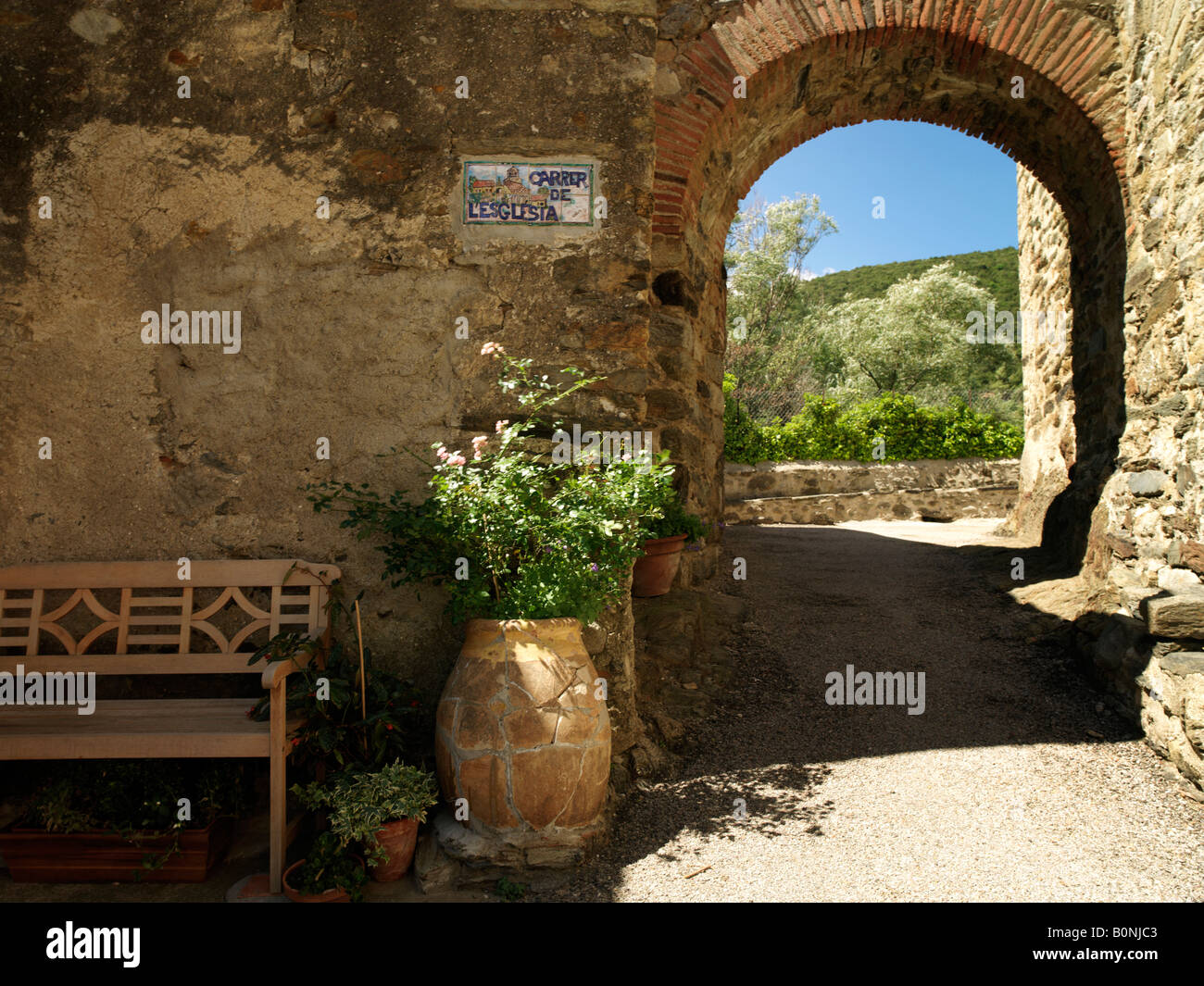 Boule d'amont Village Stone Architecture France Stock Photo - Alamy