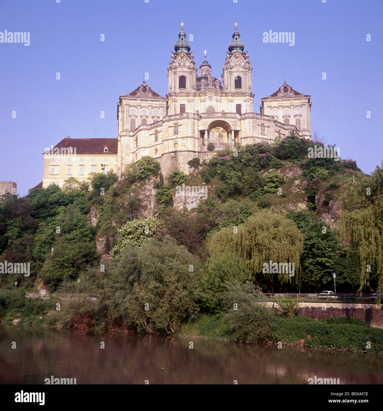 Melk Abbey - Large Benedictine Monastery overlooking the River Danube ...