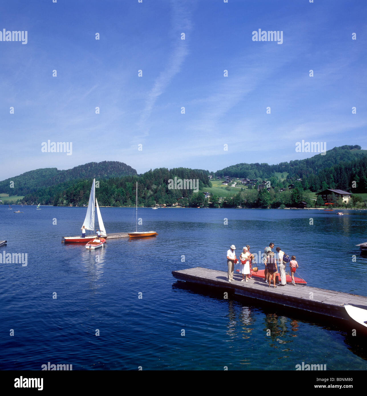 Fuschl am See - The lake Stock Photo - Alamy