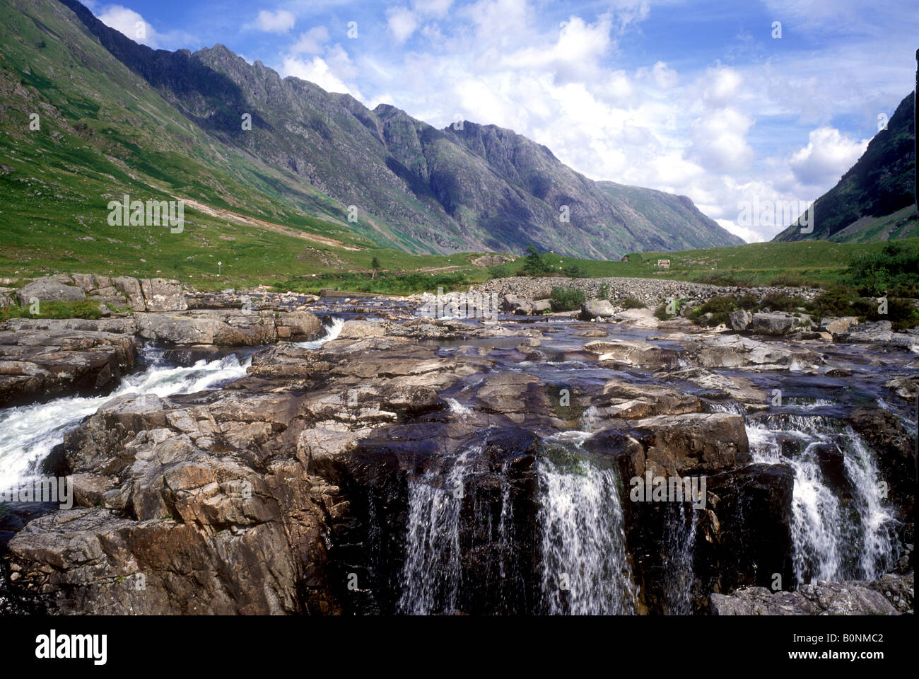 Waterfall on the River Coe in beautiful Glen Coe Stock Photo - Alamy