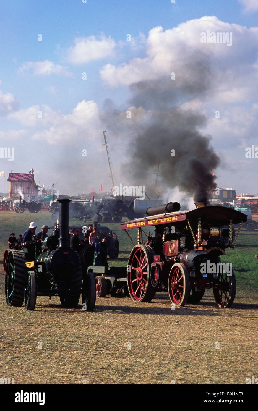 Steam Locomotives in the main ring at The Great Dorset Steam Fair 2004 ...