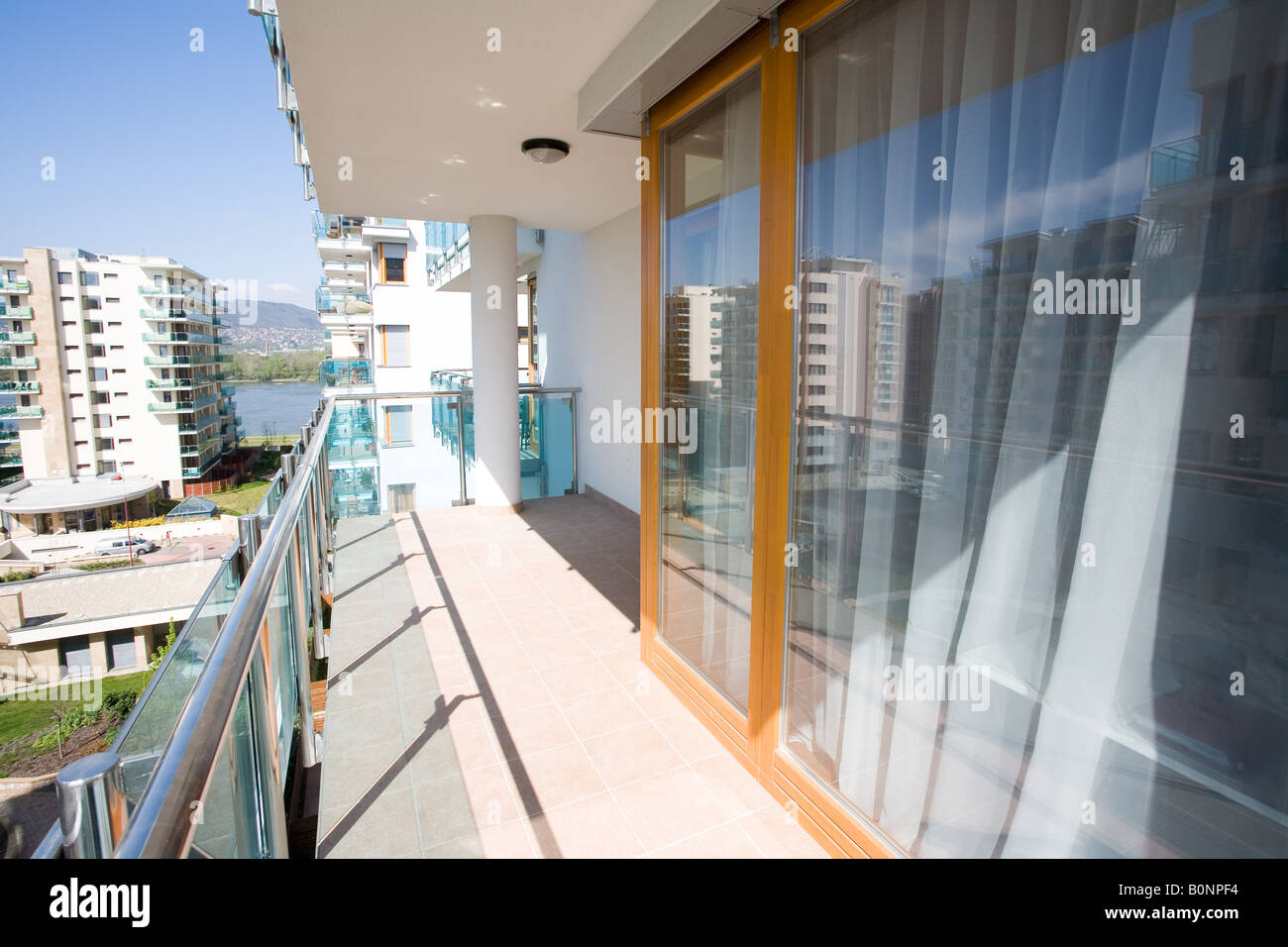 Flat balcony hi-res stock photography and images - Alamy