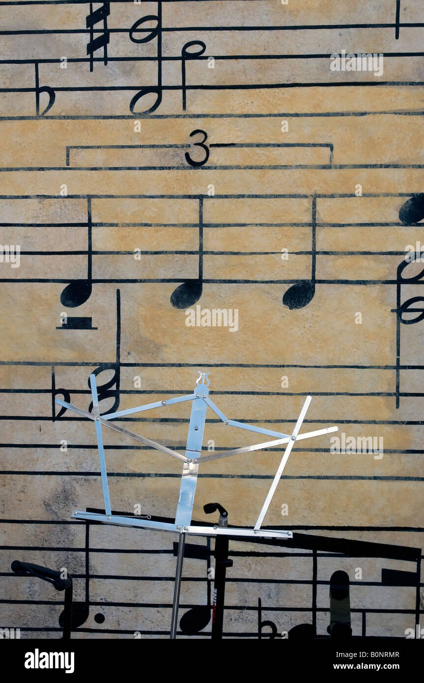 Music Notes Painting