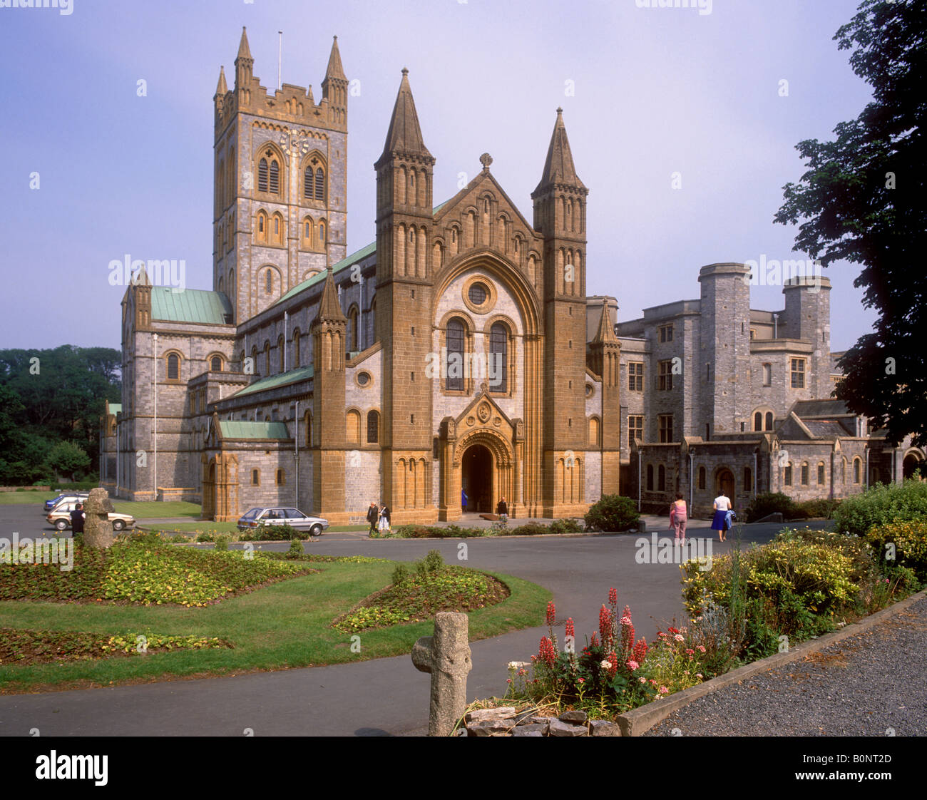 Buckfast Abbey in the Dart Valley Stock Photo - Alamy