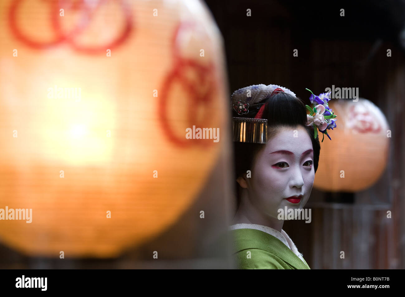 maiko geisha Kyoto Japan May 18th 2008 Stock Photo - Alamy