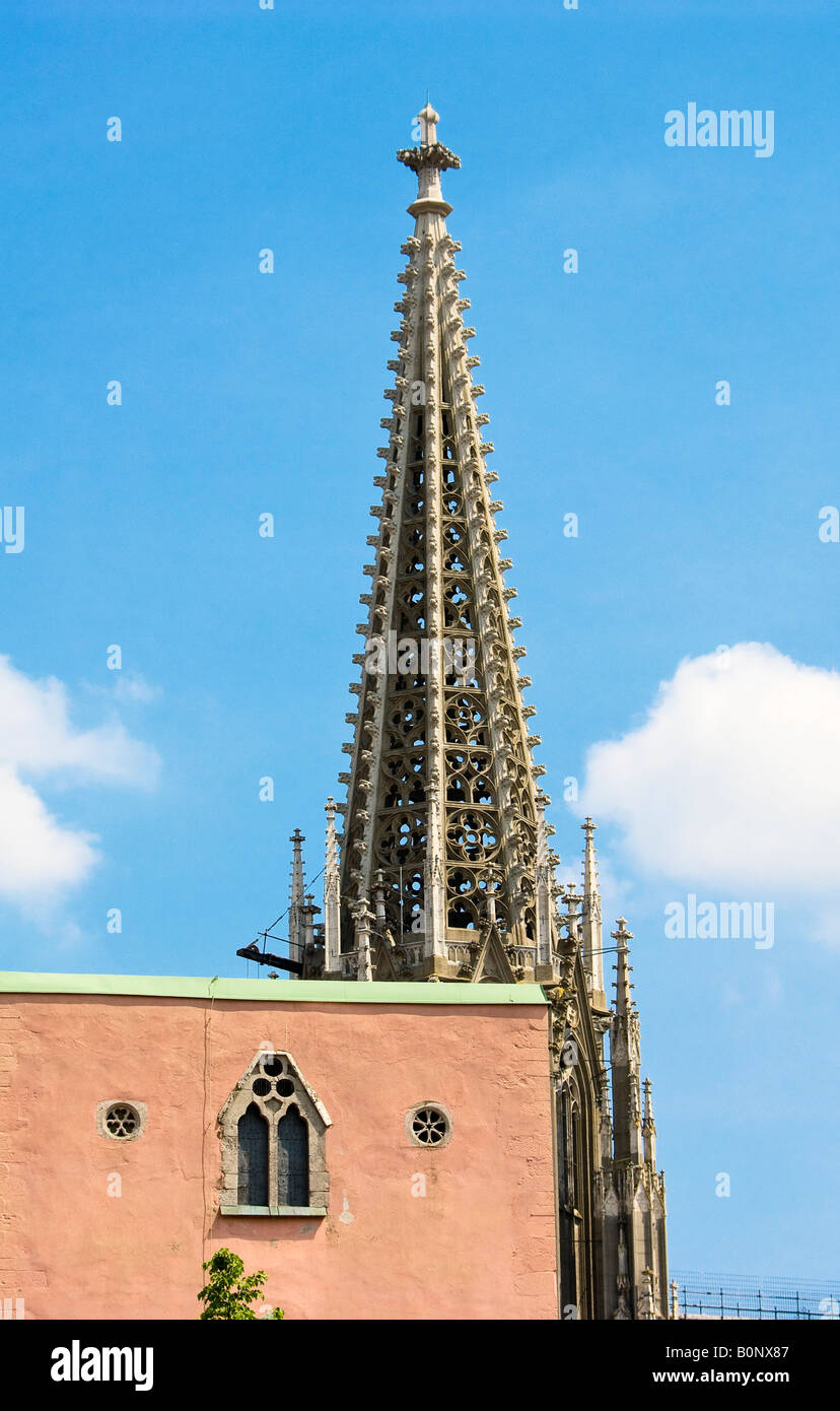 Gothic tower cathedral St. Peter, Bavaria, Germany Stock Photo - Alamy