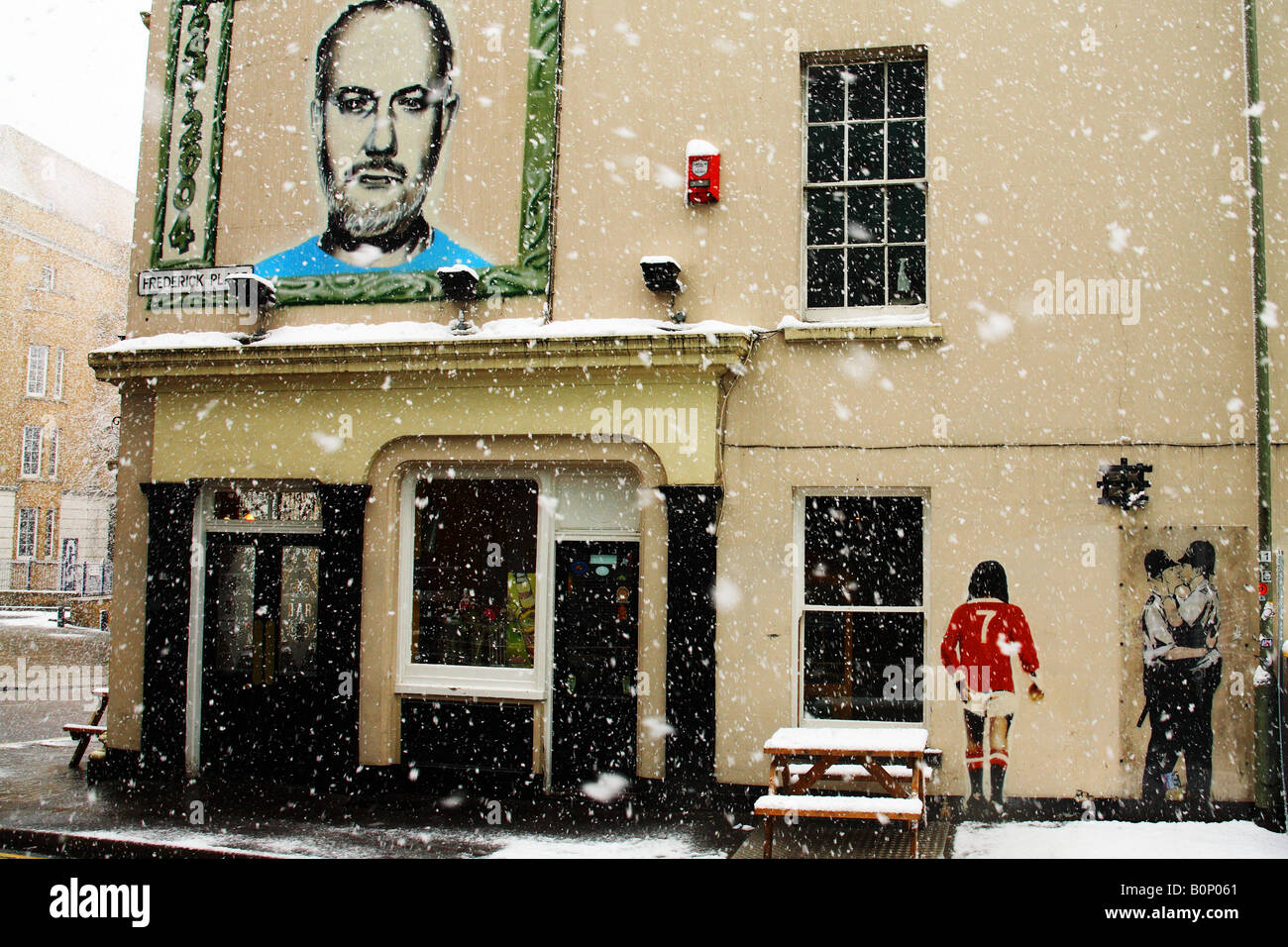 albert and snow Stock Photo - Alamy