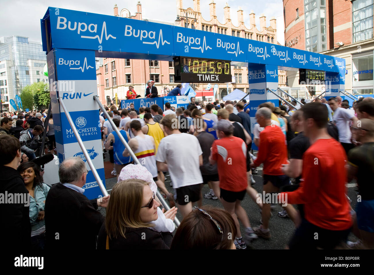 Manchester 10K Greatrun May 2008 Stock Photo - Alamy