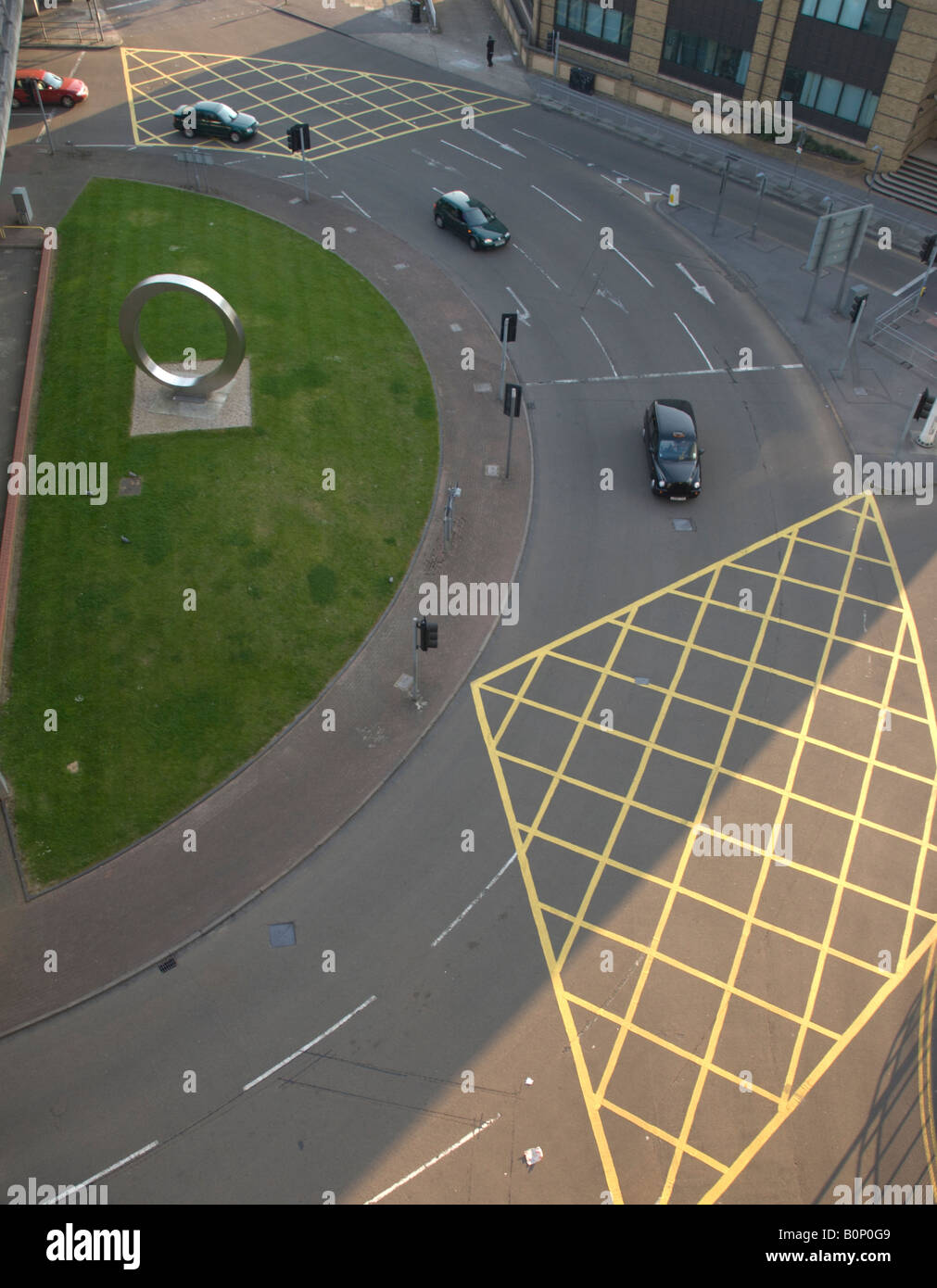 Overhead view of the Oracle roundabout on the Reading IDR (Inner ...
