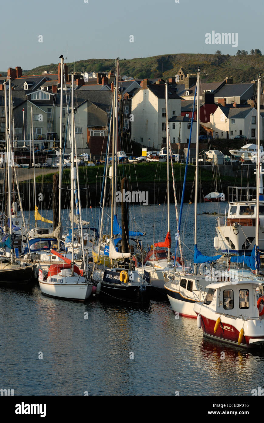 Boats moored at aberystwyth marina hi-res stock photography and images ...