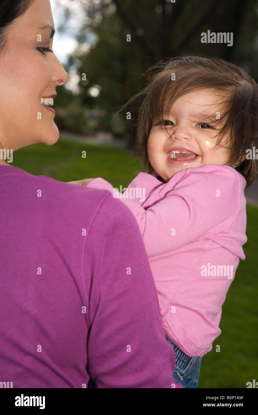Native american child and parent hi-res stock photography and images ...