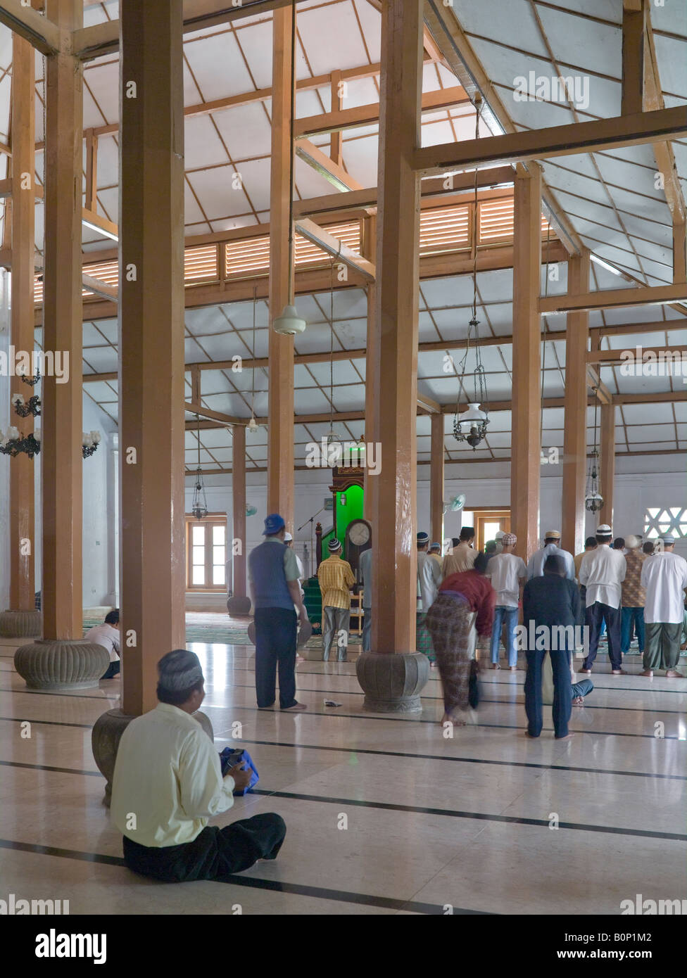 main prayer hall of Great mosque, Banten, Java, Indonesia Stock Photo ...