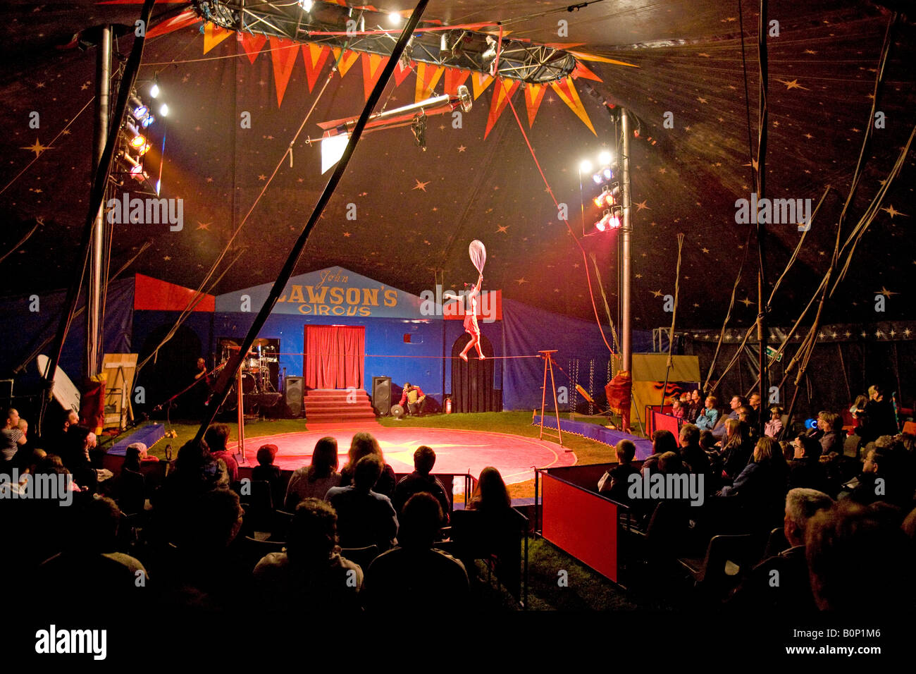 Tightrope circus hi-res stock photography and images - Alamy
