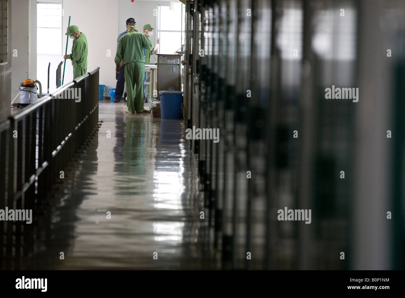 Elderly prisoners at work, Onomichi prison, Japan Stock Photo - Alamy