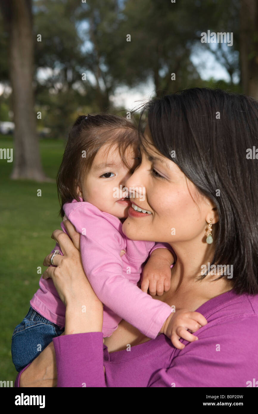 Native american child and parent hi-res stock photography and images ...