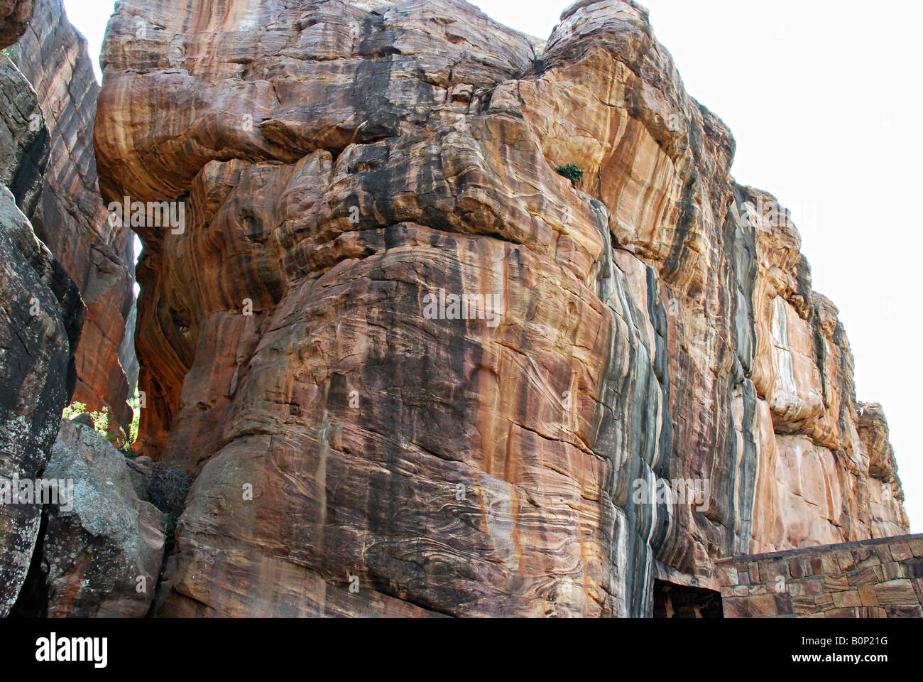Huge rocks, Badami caves, Badami, Karnataka, India Stock Photo - Alamy