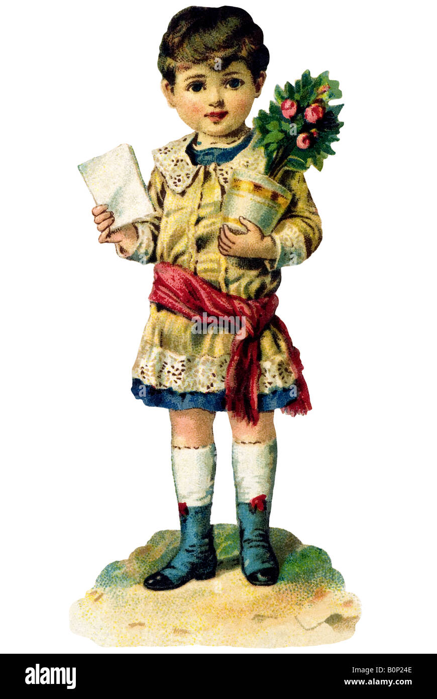 Victorian boy illustration hi-res stock photography and images - Alamy