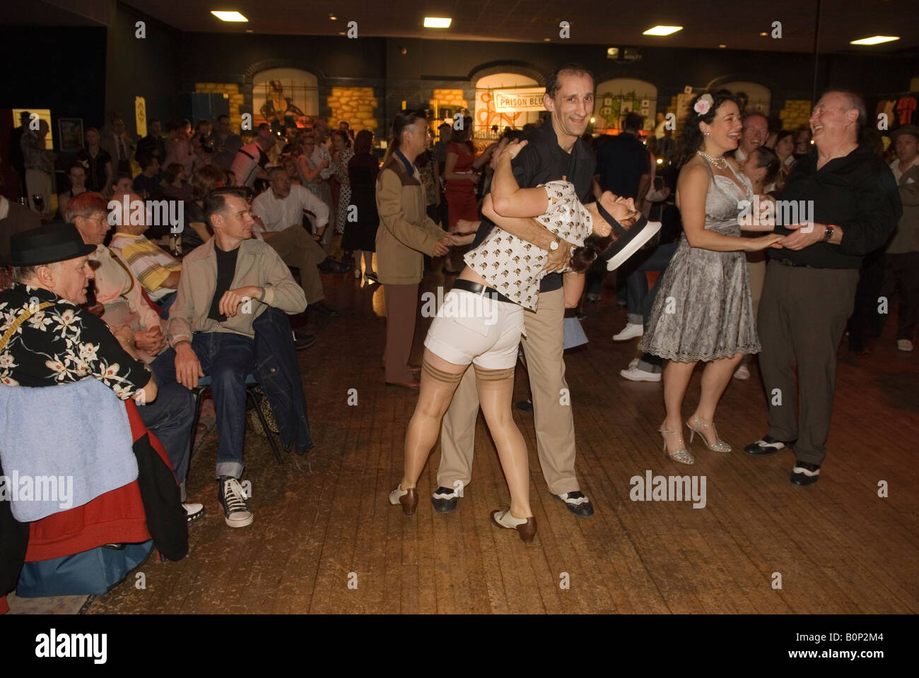 Retro weekend hobbyists reliving the 1940 and 1950s. Pontins Holiday ...