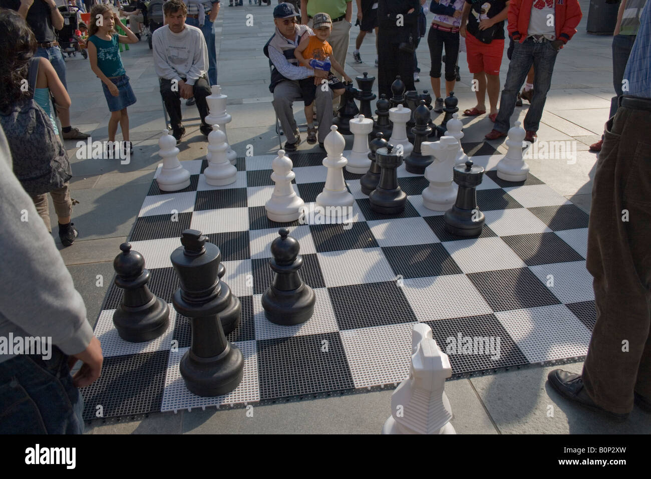 Giant chess set Stock Photo - Alamy