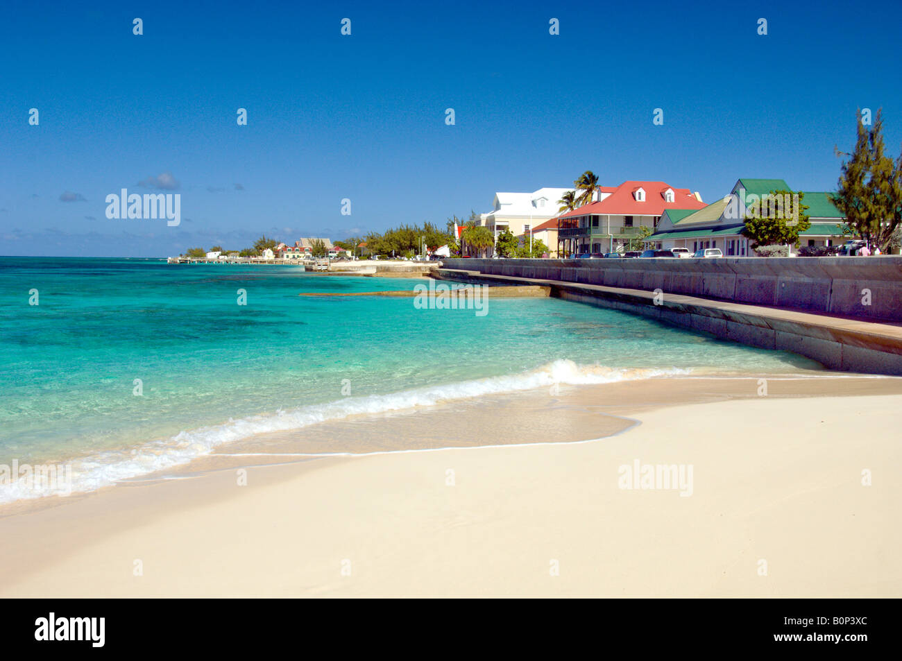 The village seawall and beach in Cockburn Town Grand Turk Turks and ...