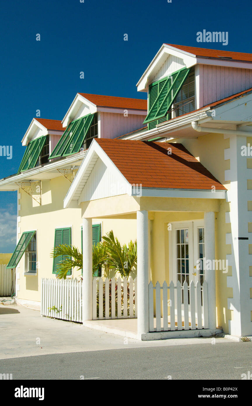 Typical architecture in Cockburn Town Grand Turk Turks and Caicos ...
